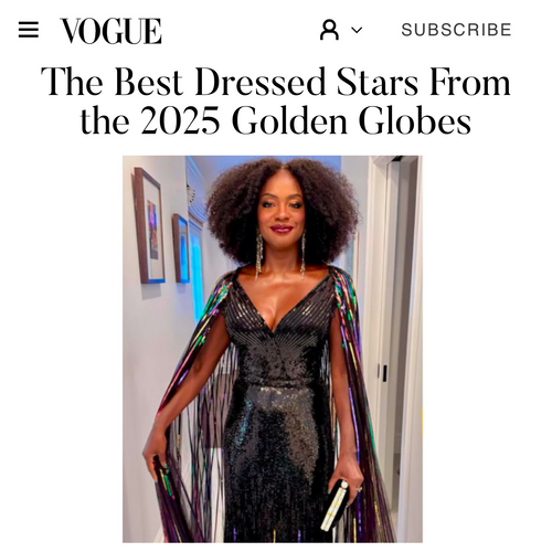 Viola Davis Pairs our Perry Clutch with a Gucci gown to the 2025 Golde
