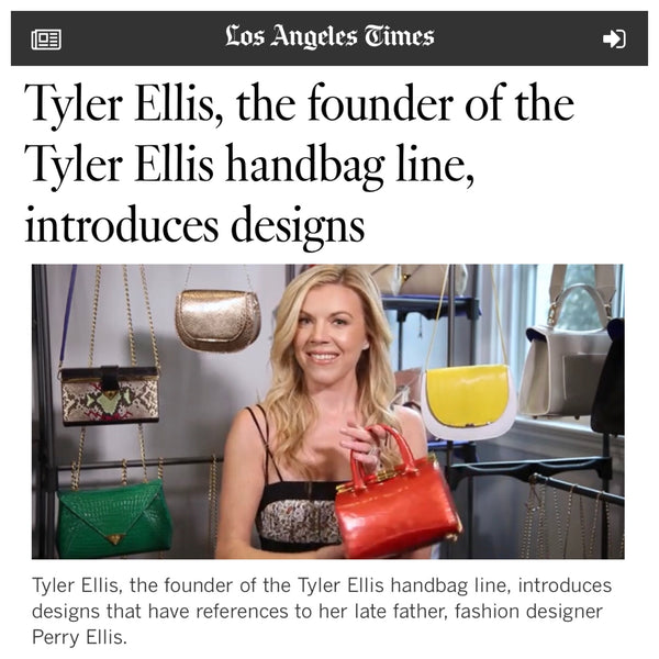 LA Times - Tyler Ellis on the Red Carpet
