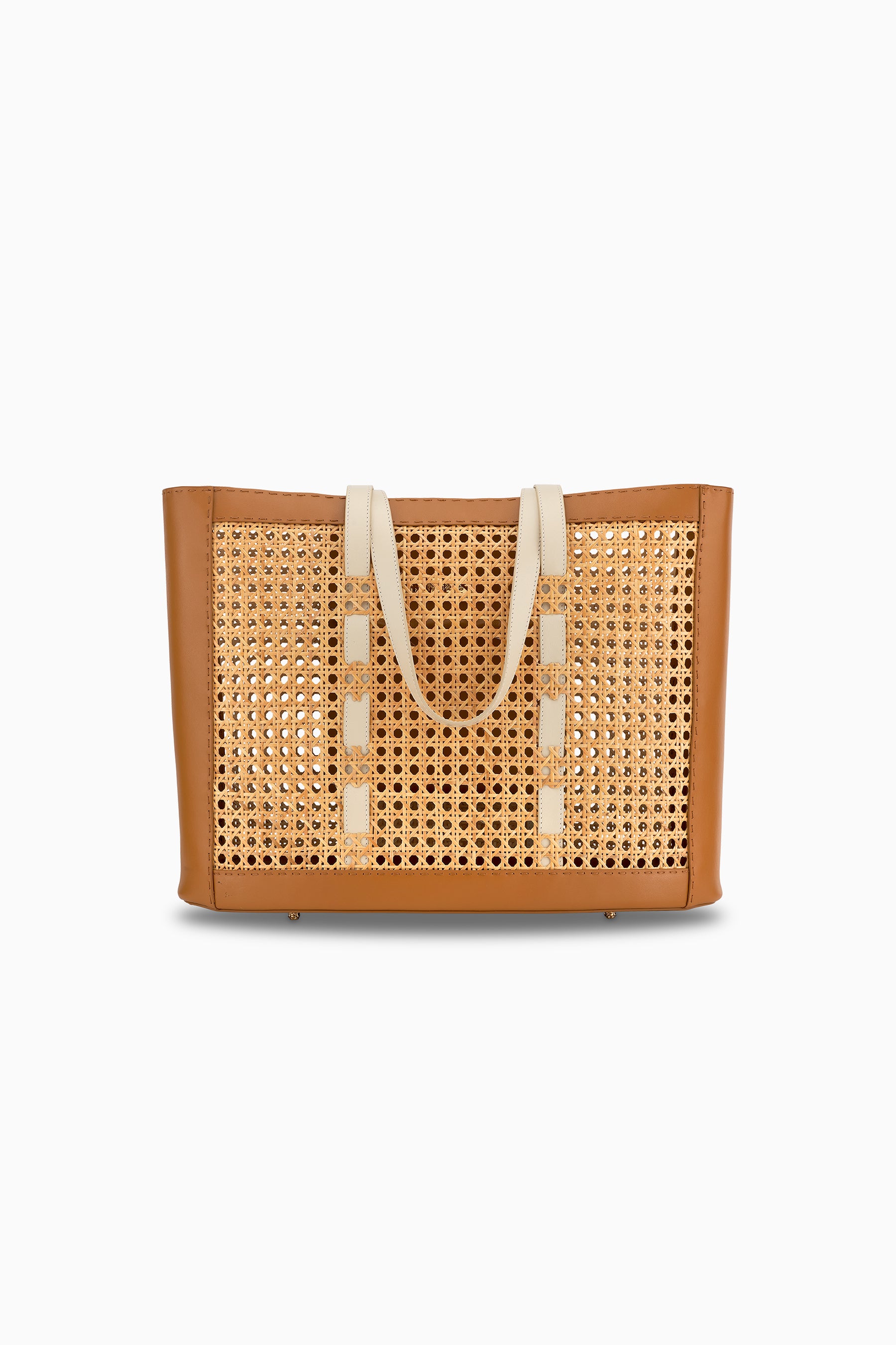 Black Luxury Designer Wicker & Leather Beach Tote | Tyler Ellis