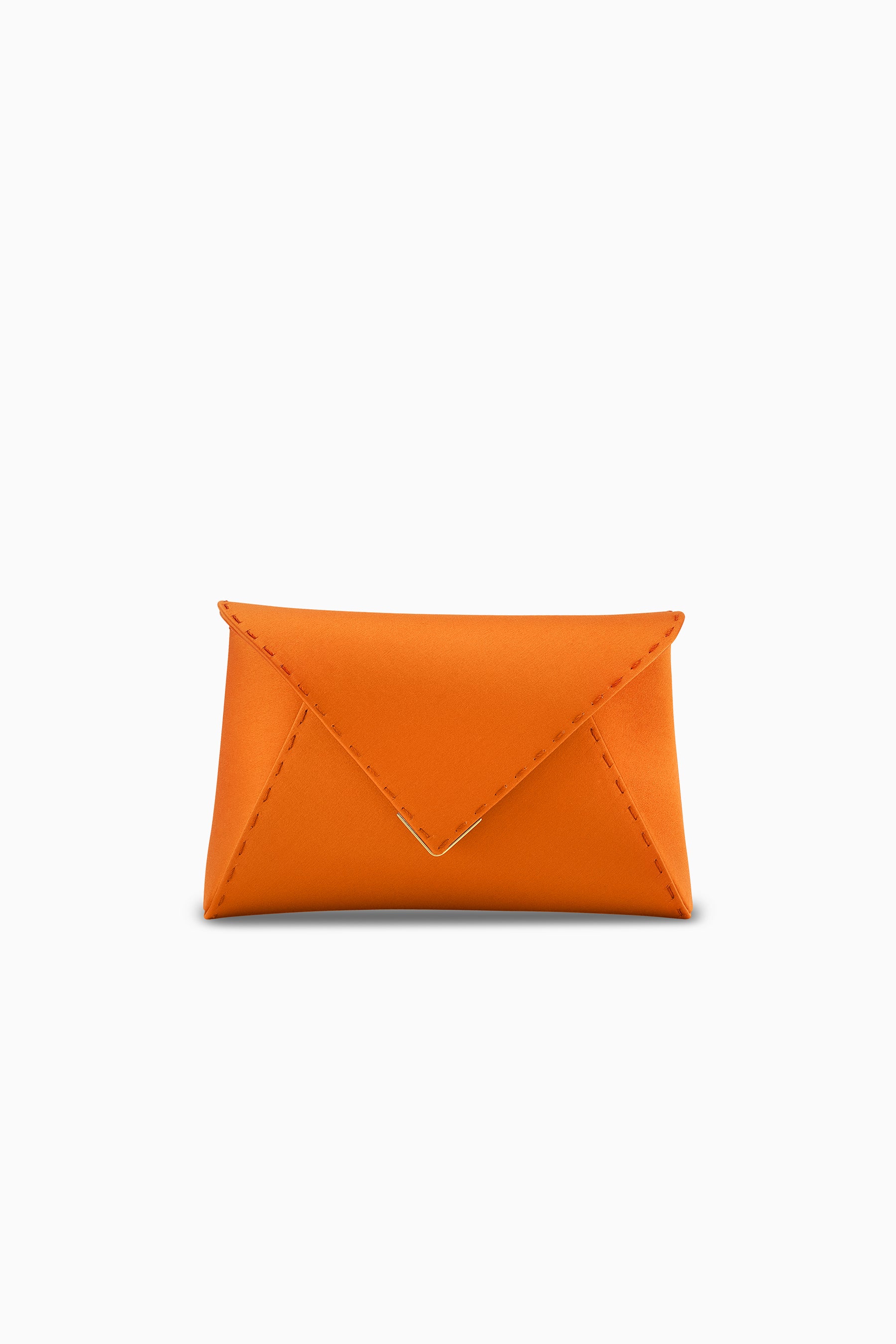 Orange Evening Clutch Bag - Designer Lee Pouchet Clutch | Tyler Ellis