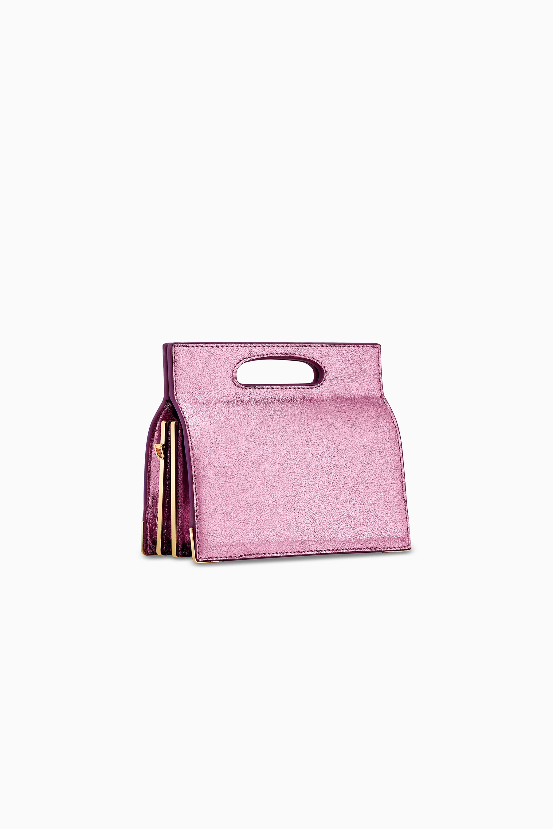 Luxury Designer Evening Bag - Rose Gold Leather - Stella | Tyler Ellis